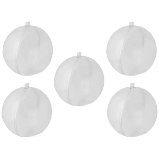 5-Pack Fillable Christmas Bauble Set | Brandability