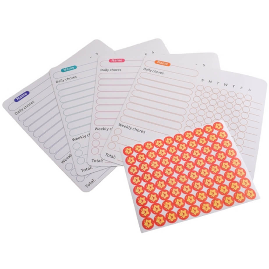 Fridge Magnet Chore Tracker & Reward Set | Brandability