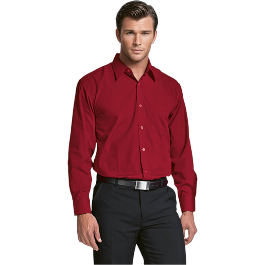 Mens Basic Poly Cotton Lounge Long Sleeve | Brandability