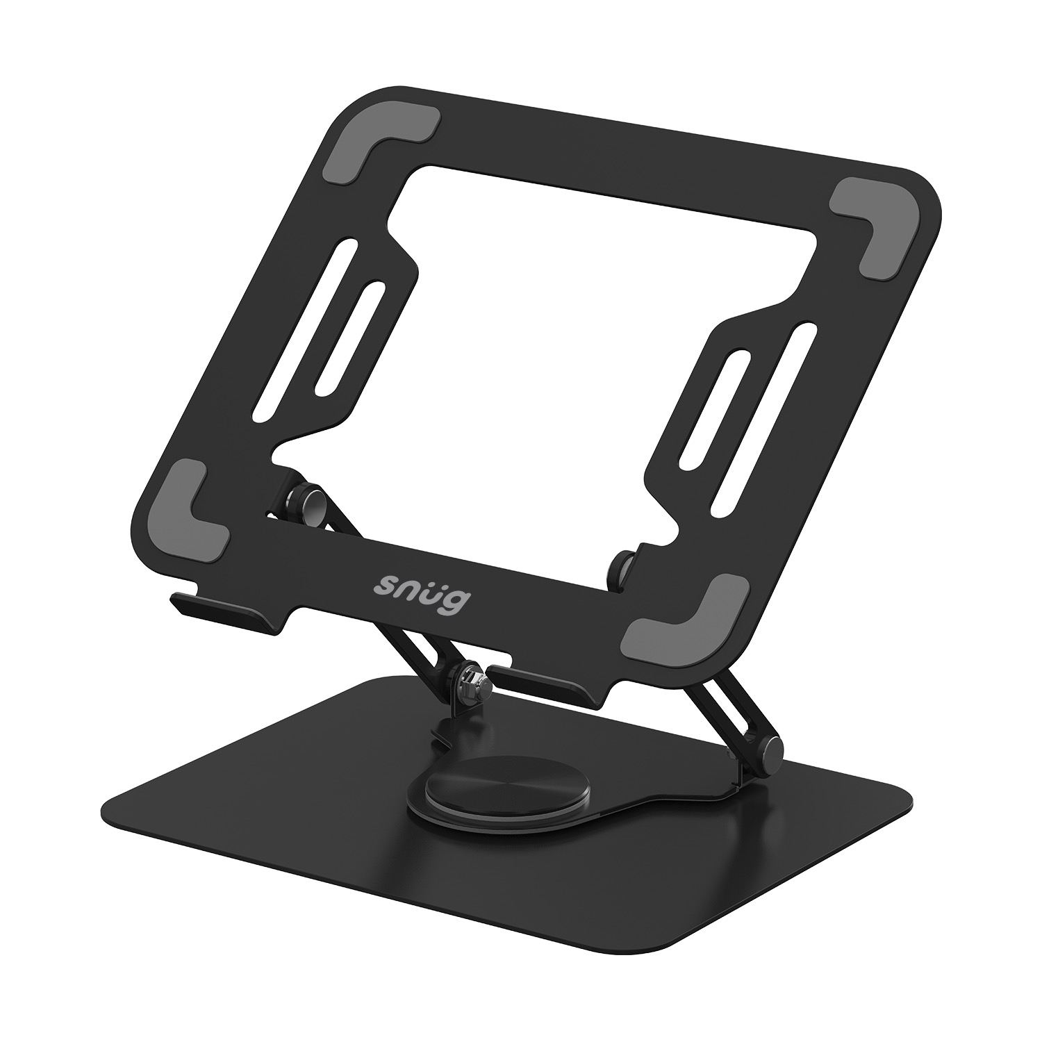 Snug Multi Angle Rotating Base Laptop Stand - Black | Brandability