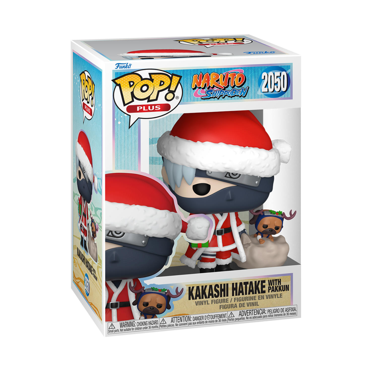 Funko Pop! Plus: Naruto Shippuden - Kakashi Hatake with Pakkun (Holiday ...